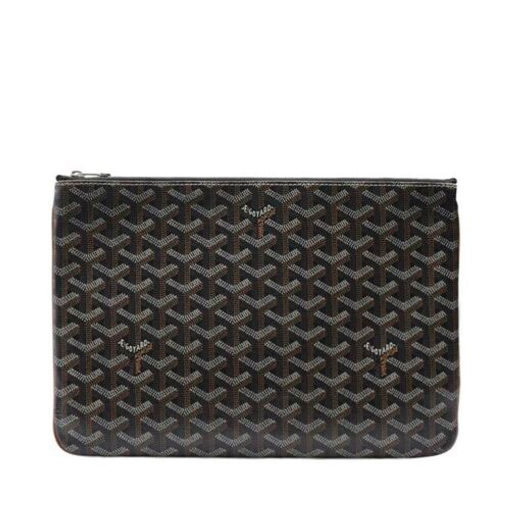 고야드 브라운 PVC 세나 클러치 MM - 구구스 정품