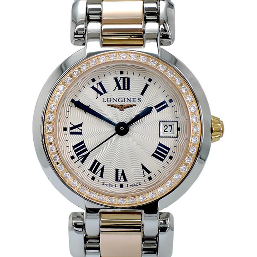 론진 프리마루나 18K 핑크골드 콤비 26.5mm L8.110.5.79.6 - 구구스 정품