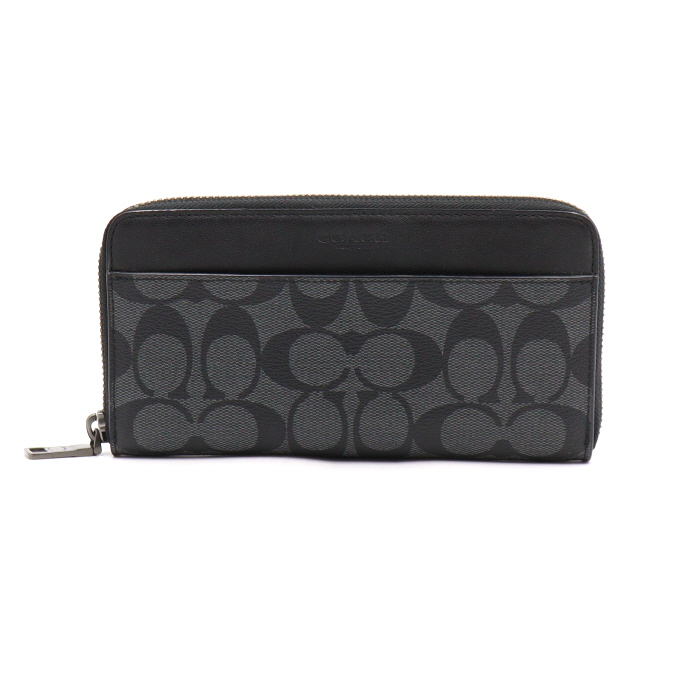 Coach(코치) F75000 블랙 PVC 아코디언 남여공용 장지갑aa49764 - 구구스 정품