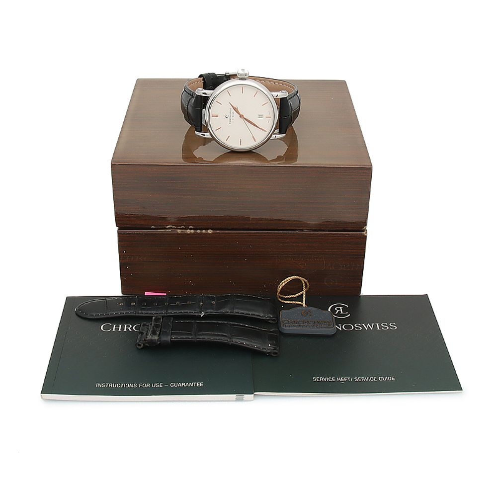 크로노스위스 시리우스 스틸 시계 (CH2893) - 구구스 정품