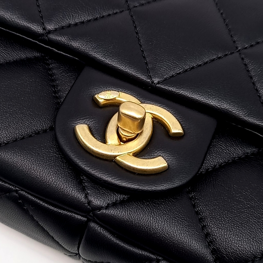 샤넬 램스킨 플랩백 스몰 AS3214 - 구구스 정품