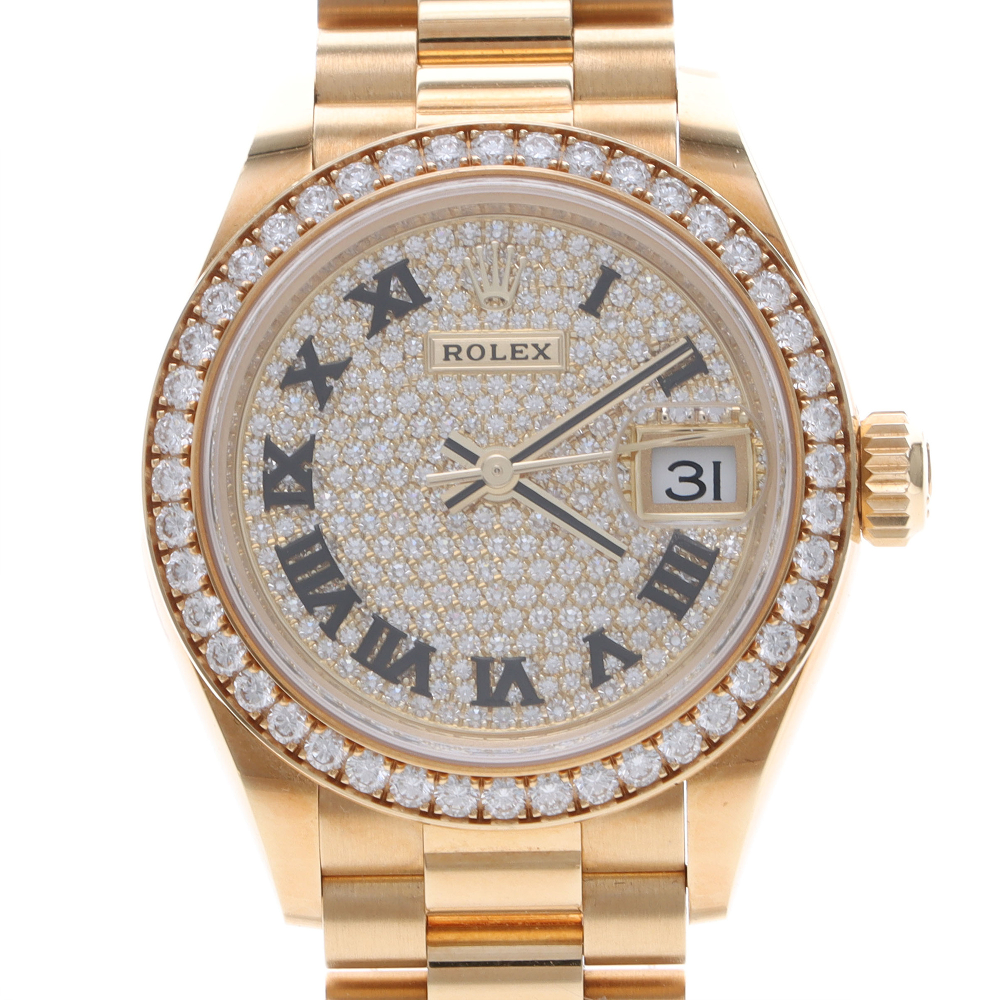 롤렉스 데이트저스트 다이아 골드 시계 (279138RBR) - 구구스 정품