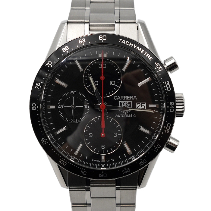 Tag Heuer(태그호이어) CV2014-3 신형 까레라 레이싱 크로노그래프 오토매틱 스틸 남성 시계aa54155 - 구구스 정품