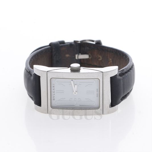 불가리 렉탕그로 스틸 시계 (RT39S) - 구구스 정품