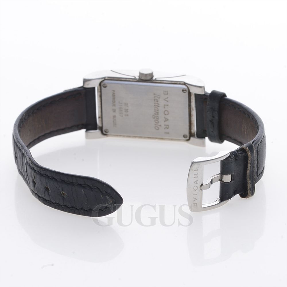 불가리 렉탕그로 스틸 시계 (RT39S) - 구구스 정품