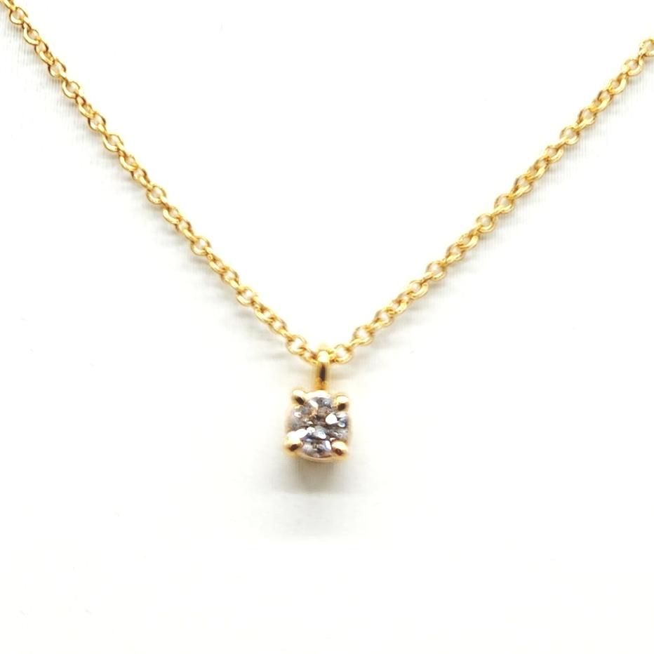 티파니 솔리테어 다이아 목걸이 - 구구스 정품