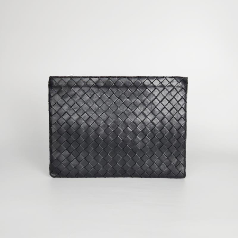 보테가베네타 블랙 하프집 클러치 607479 - 구구스 정품