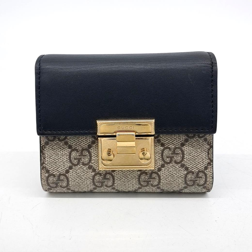 구찌 PVC 패드락 반지갑 (453155) - 구구스 정품